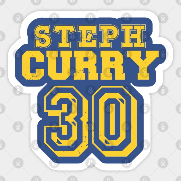 Steph curry 30 - Steph Curry - Sticker | TeePublic