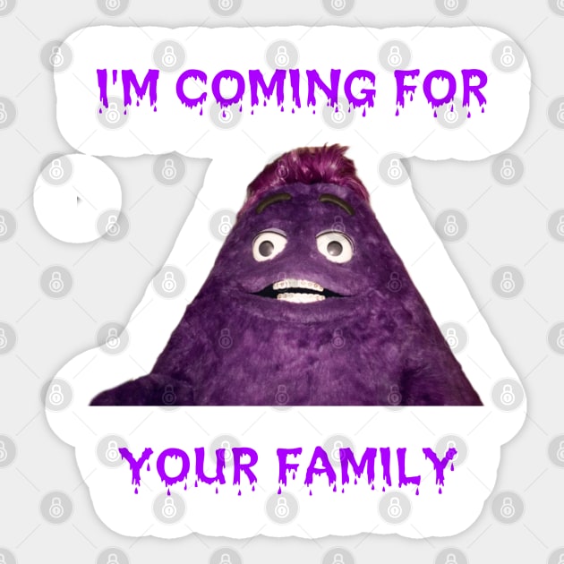 Grimace - Grimace - Sticker | TeePublic