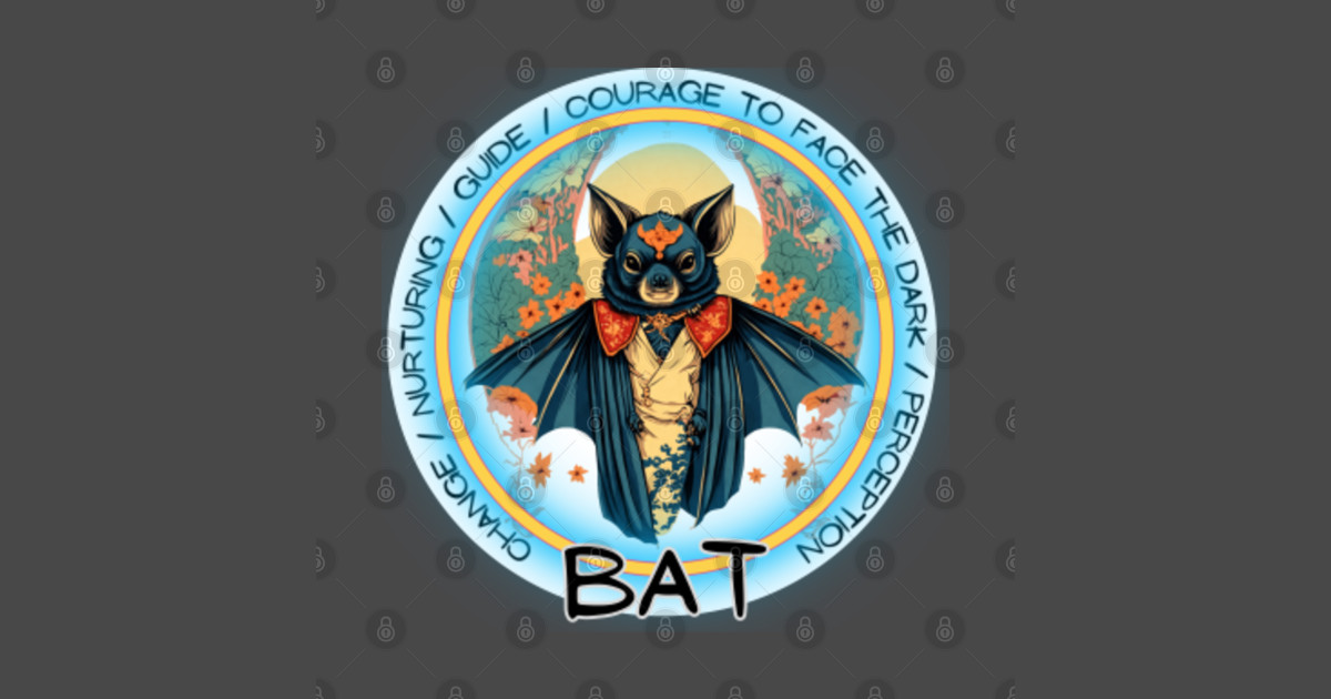 Spirit Power Animal Guide Totem BAT Mascot Symbol - Spirit Power Animal ...
