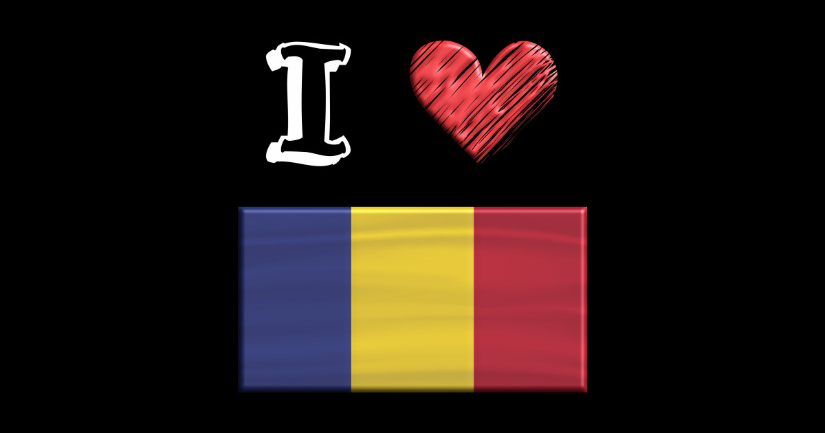 I love Flag from Rumänien - Rumnien - Sticker | TeePublic