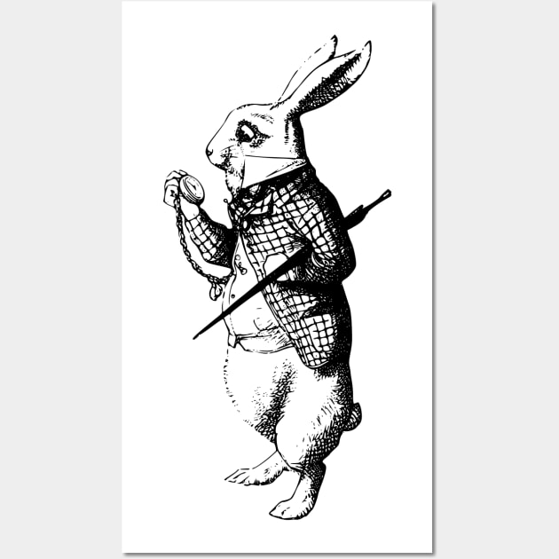 how to draw rabbit from alice in wonderland