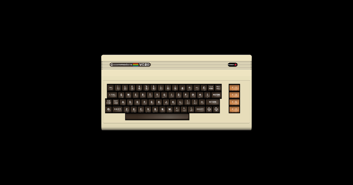 Commodore VC-20 Full Computer - Version 6 - Germany Helvetica ...