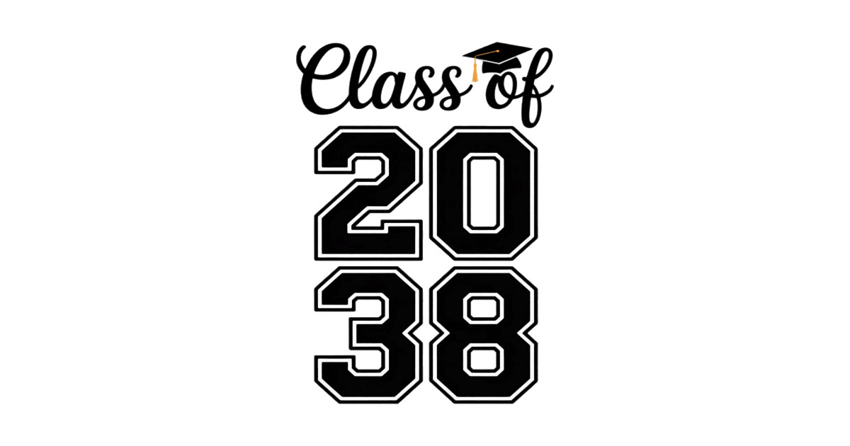 Class of 2038 Grow with Me - Class Of 2038 - T-Shirt | TeePublic