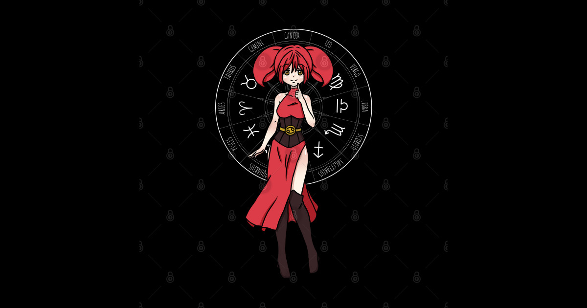 Cancer Anime Girl Horoscope June July Birthday Astrology - Cancer Anime ...