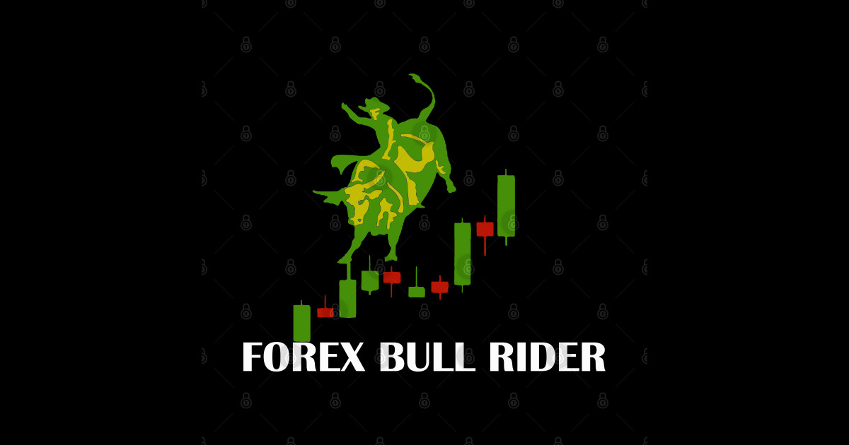 Forex Bull Rider - Forex - Sticker | TeePublic