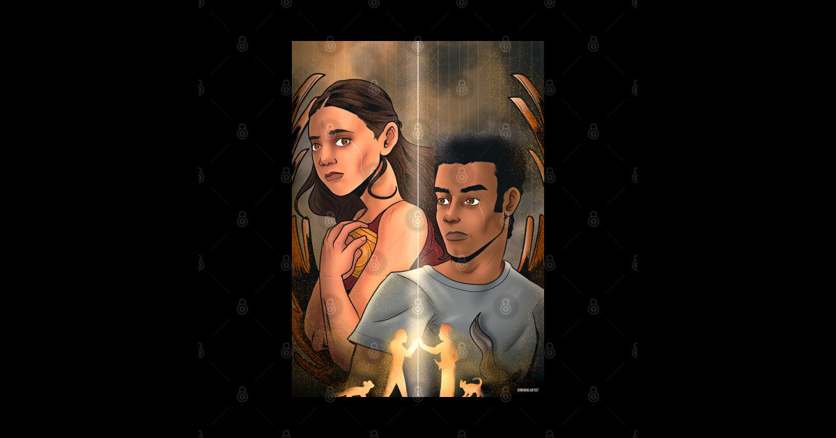 Lyra and Will - His Dark Materials - His Dark Materials - Sticker ...