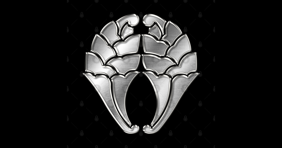 Otomo Clan Kamon Silver Chrome - Otomo - Posters and Art Prints | TeePublic