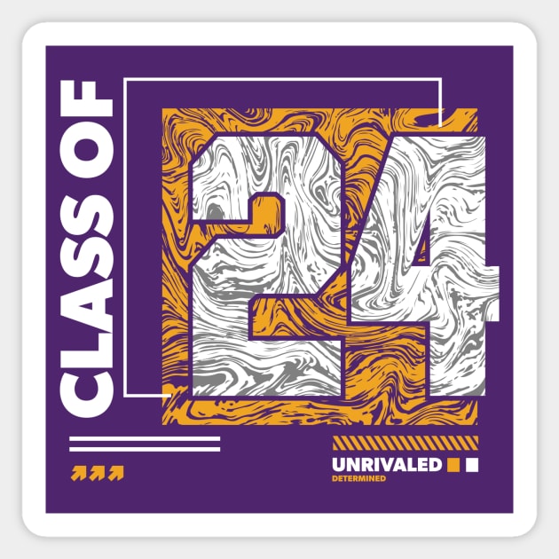 Class of 2024 Urban Streetwear // Graduation Class of '24 Gold - Class ...