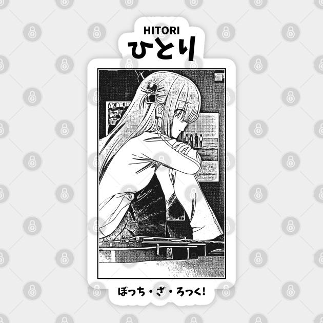 Hitori Gotoh Bocchi the Rock! - Bocchi The Rock - Sticker | TeePublic