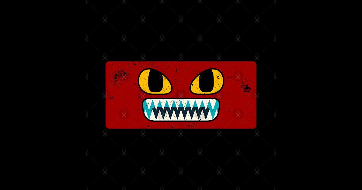 Rustic Cartoon Face Art - Retro Cartoon - Sticker | TeePublic