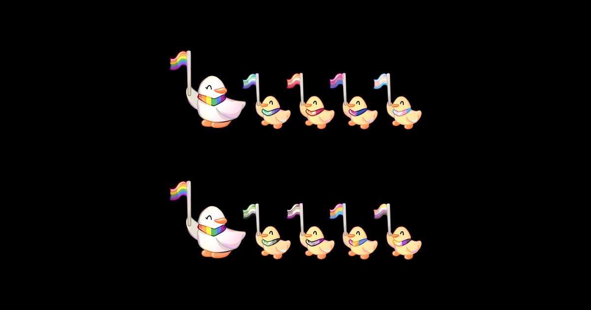 Pride Ducks Parade!!! Set - Pride Month - Sticker | TeePublic