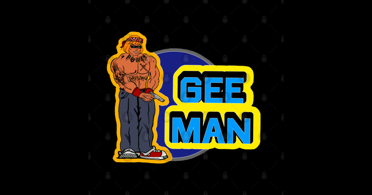 Gee man - Parody Design - Sticker | TeePublic