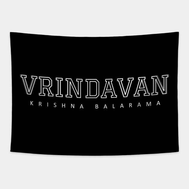 Vrindavan Krishna Balaram College design - Krishna Balarama - Tapestry ...