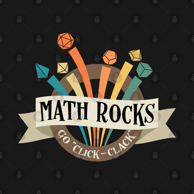 Math Rocks Funny Dice - Dice - T-Shirt | TeePublic