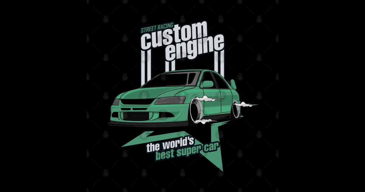 Japan Lancer Evo X - JDM car - Lancer Evo - Sticker | TeePublic