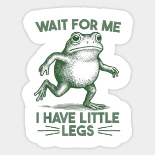Little Legs Frog Stickers for Sale | TeePublic