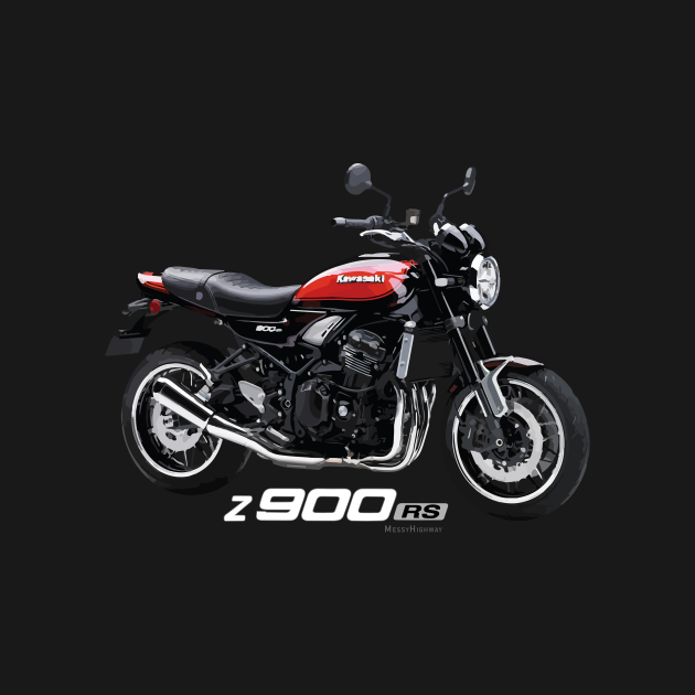 Kawasaki Z900RS 18 red, sa - Kawasaki - Kids T-Shirt | TeePublic
