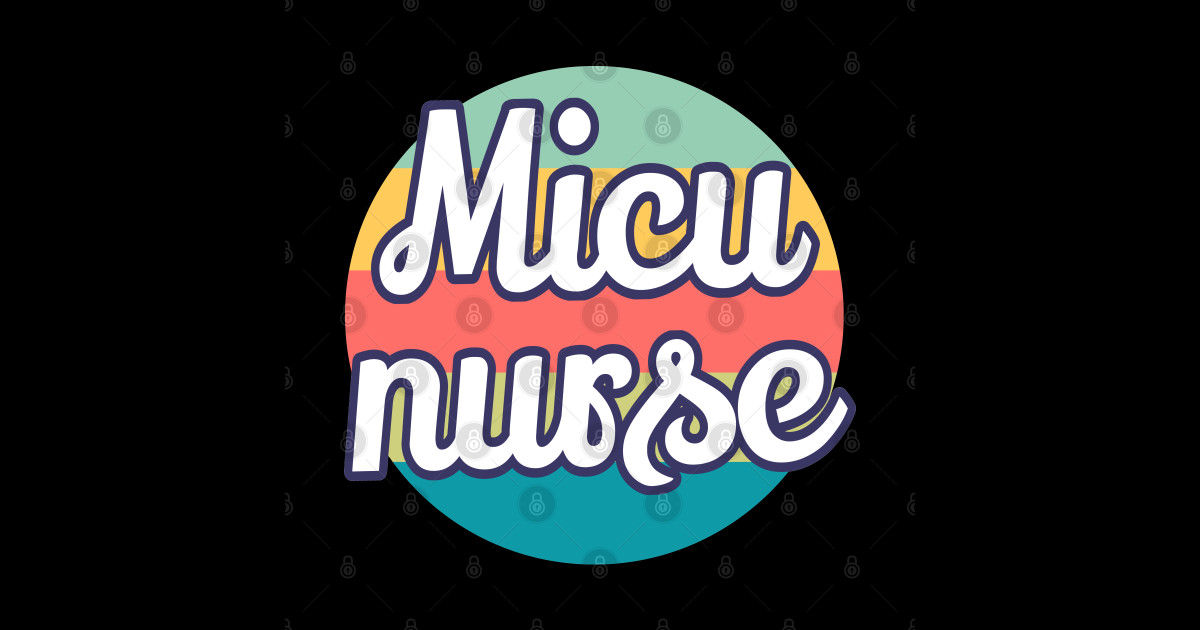 MICU Nurse Medical Intensive Care Unit Nurse Retro - ICU Nurse Gift ...