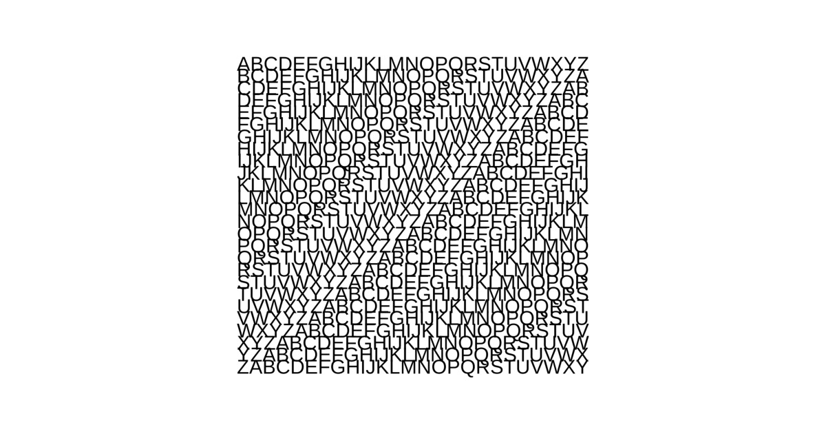 Vigenère table - Abstract - T-Shirt | TeePublic