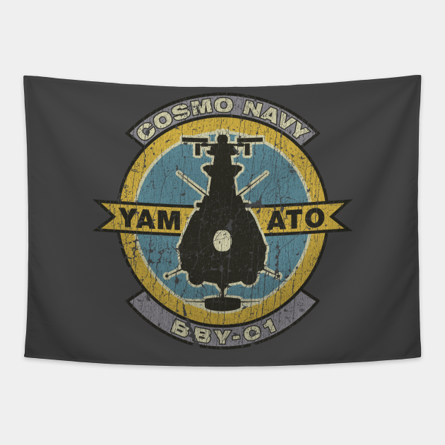 Cosmo Navy Yamato BBY-01 Patch - Star Blazers - Tapestry | TeePublic