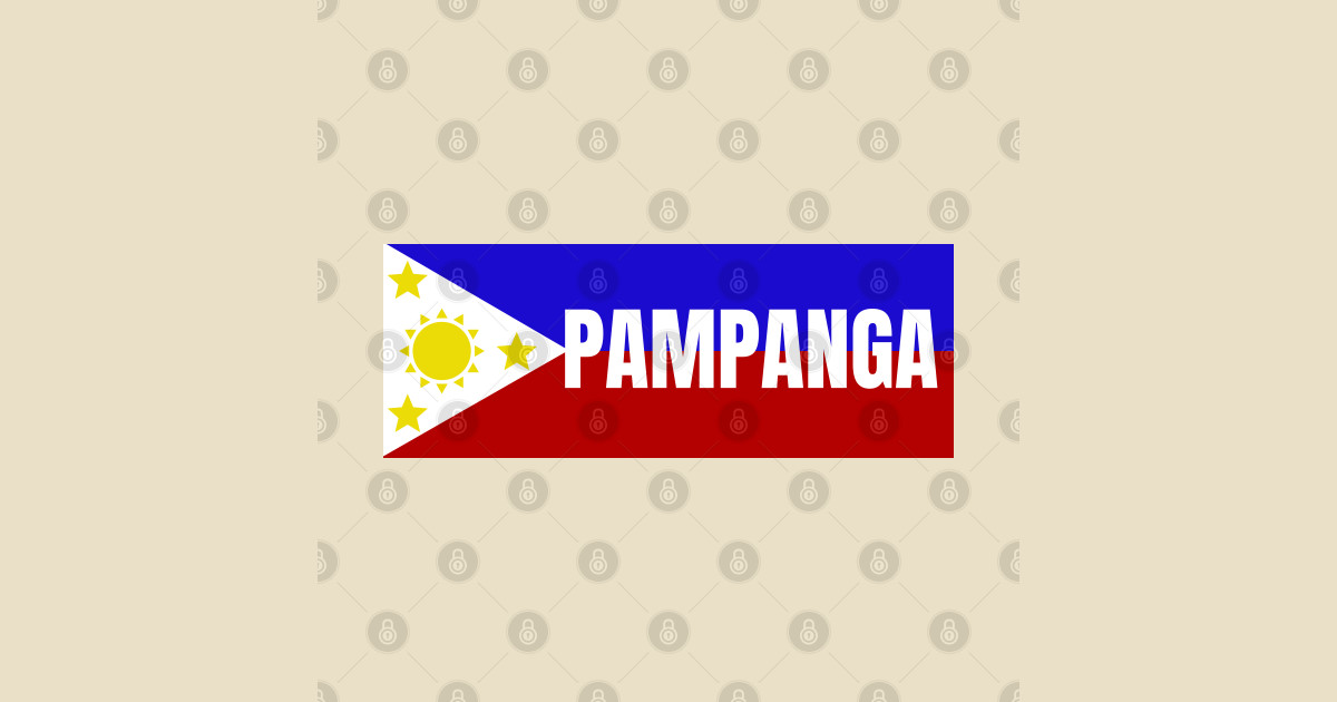 Province of Pampanga in Philippines Flag - Filipino Flag - T-Shirt ...