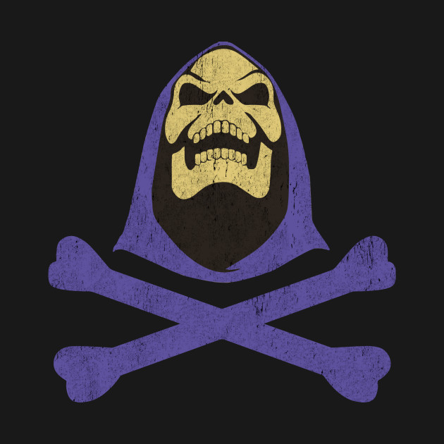 Skeletor & Crossbones - Skeletor - T-Shirt | TeePublic