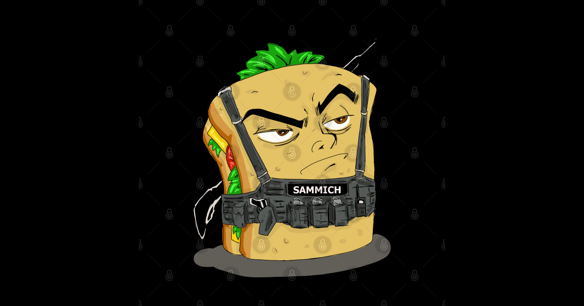 Tactical Sandwich - Tactical - Sticker | TeePublic