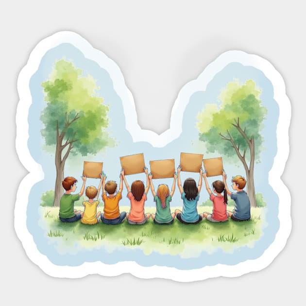 United for Earth - Environmental Unity - Sticker | TeePublic