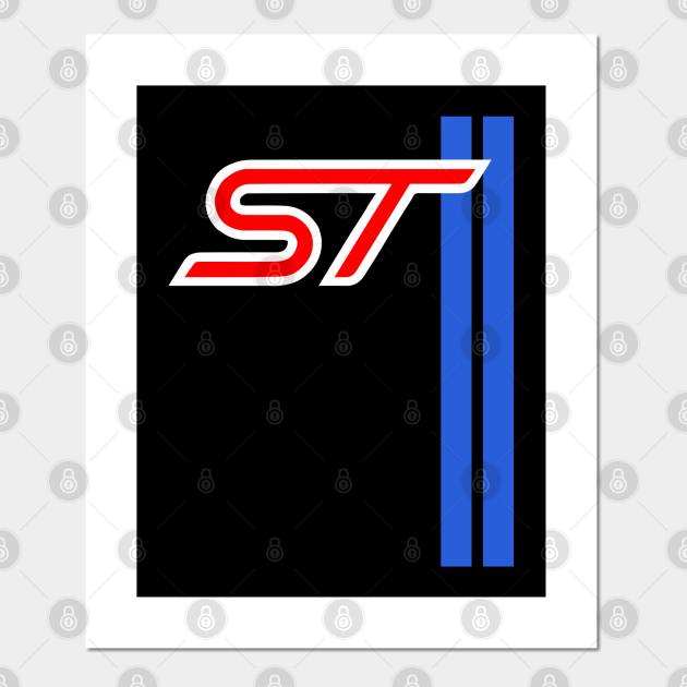 Ford ST - sports technologies performance blue racing stripe - Focus St ...