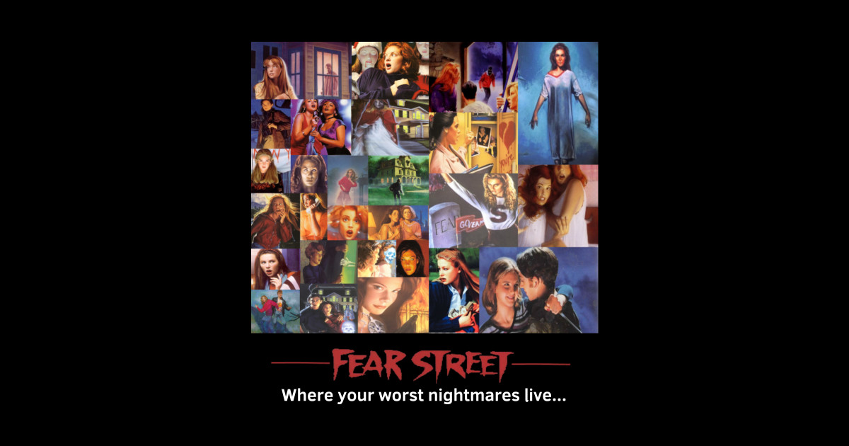 Fear Street Cover Collage Shirt - Fear Street - Sticker | TeePublic