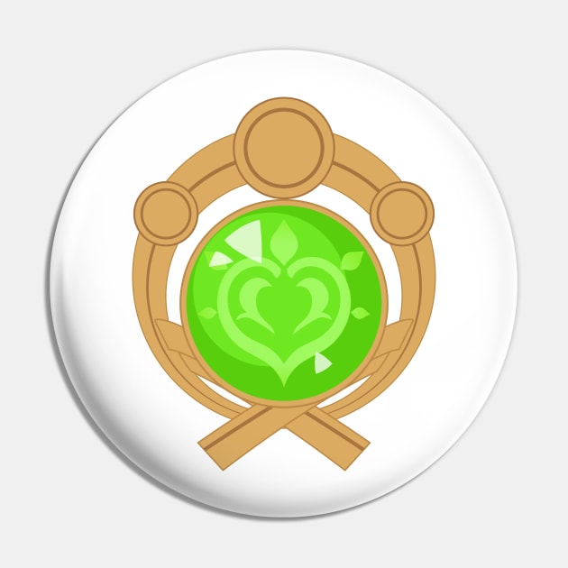 Genshin Impact Inazuma Vision - Dendro - Genshin - Pin | TeePublic