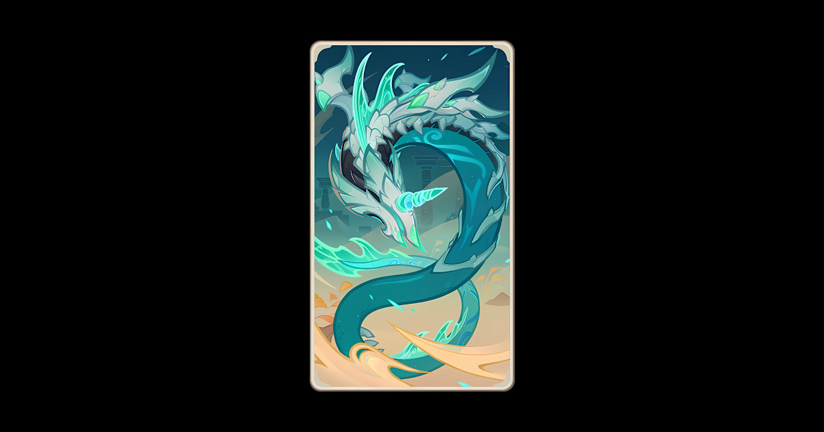 Consecrated Flying Serpent | Genshin Impact TCG - Genshin Tcg - Sticker ...