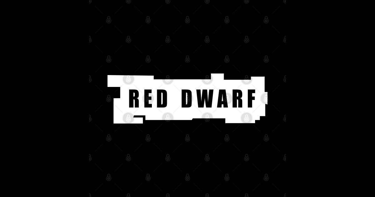 RD Ship Sign - Red Dwarf - Sticker | TeePublic