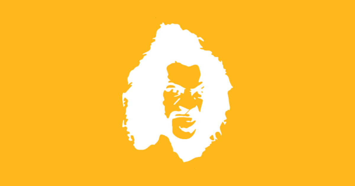 WHITE SKETCH OF SHO NUFF FACE - Sho Nuff - T-Shirt | TeePublic