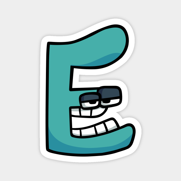 E Alphabet Lore Alphabet Lore Magnet Teepublic