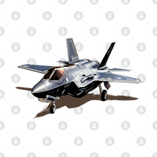 Lockheed Martin F-35 Lightning II - F 35 - T-Shirt | TeePublic