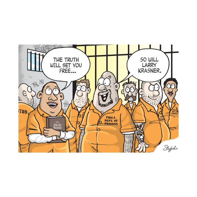 Larry Krasner - Philadelphia - Long Sleeve T-Shirt | TeePublic