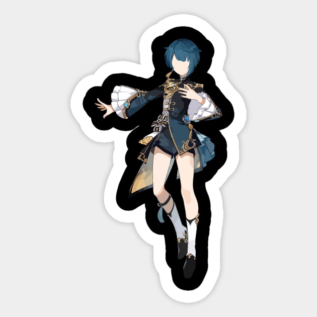 Genshin Impact Xingqiu - Genshin Impact - Sticker | TeePublic