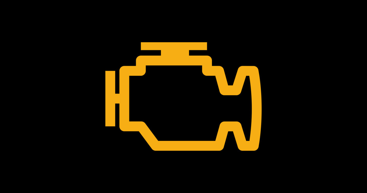 Check Engine - Check Engine Light - Sticker | TeePublic