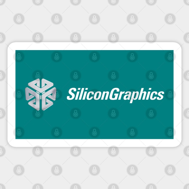 SGI metallic emblem - Geek - Sticker | TeePublic