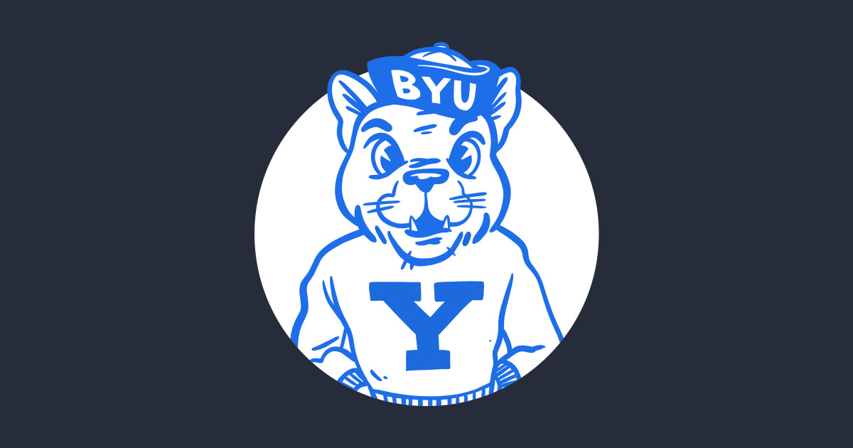 Cosmo Cougar - Byu - T-Shirt | TeePublic