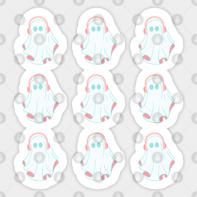 autistic ghost pattern - Autism - Sticker | TeePublic