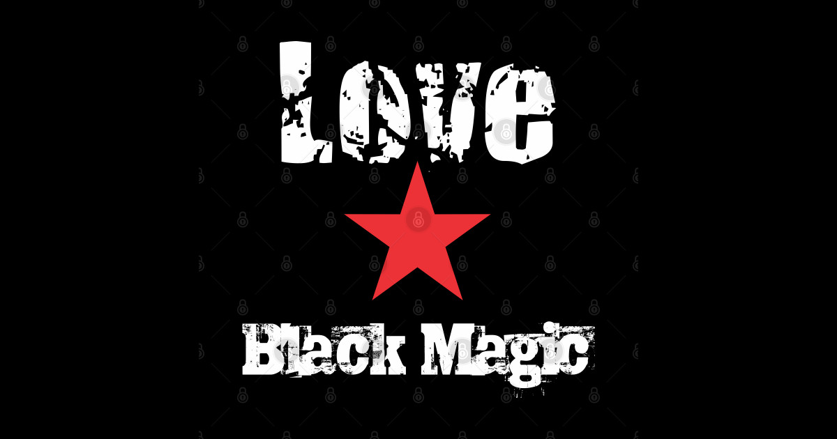 Love Black Magic Star - Love Black Magic - Sticker | TeePublic
