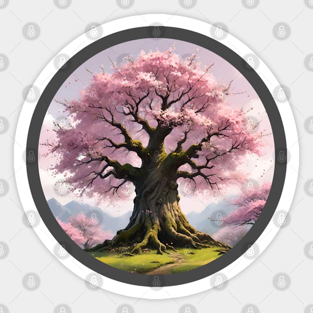 Cherry Blossom Tree - Blossom - Sticker | TeePublic