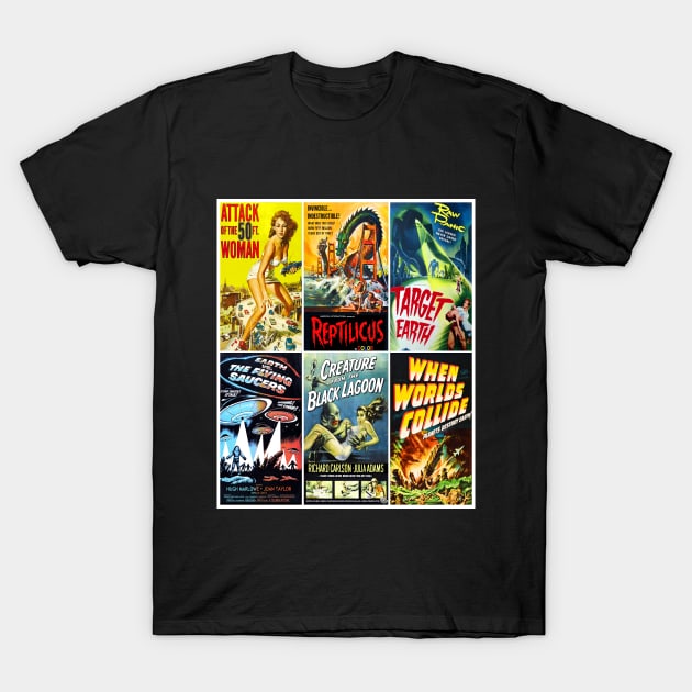 50s Sci-Fi Collection #1 - 50s Sci Fi Movies - T-Shirt | TeePublic