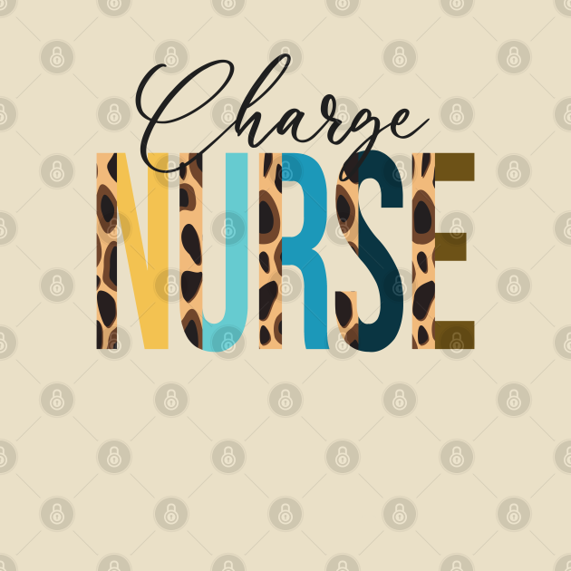 Charge Nurse Leopard Shirt - Charge Nurse Leopard Print / Cheetah Print ...