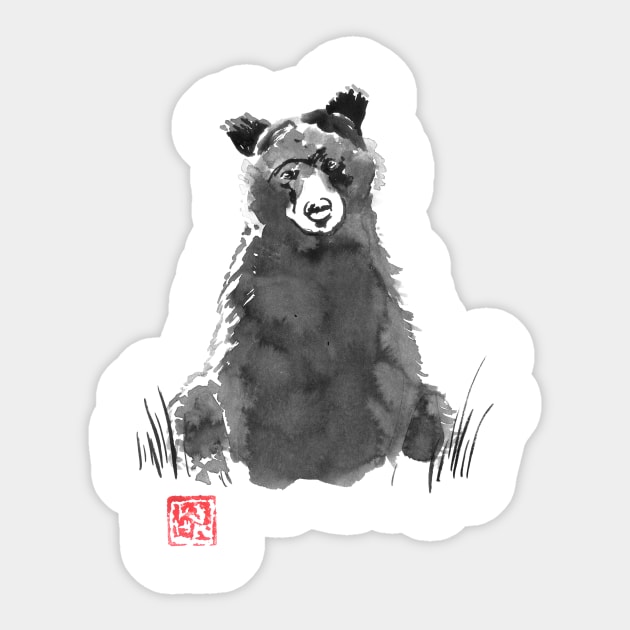 how to draw japanese bear