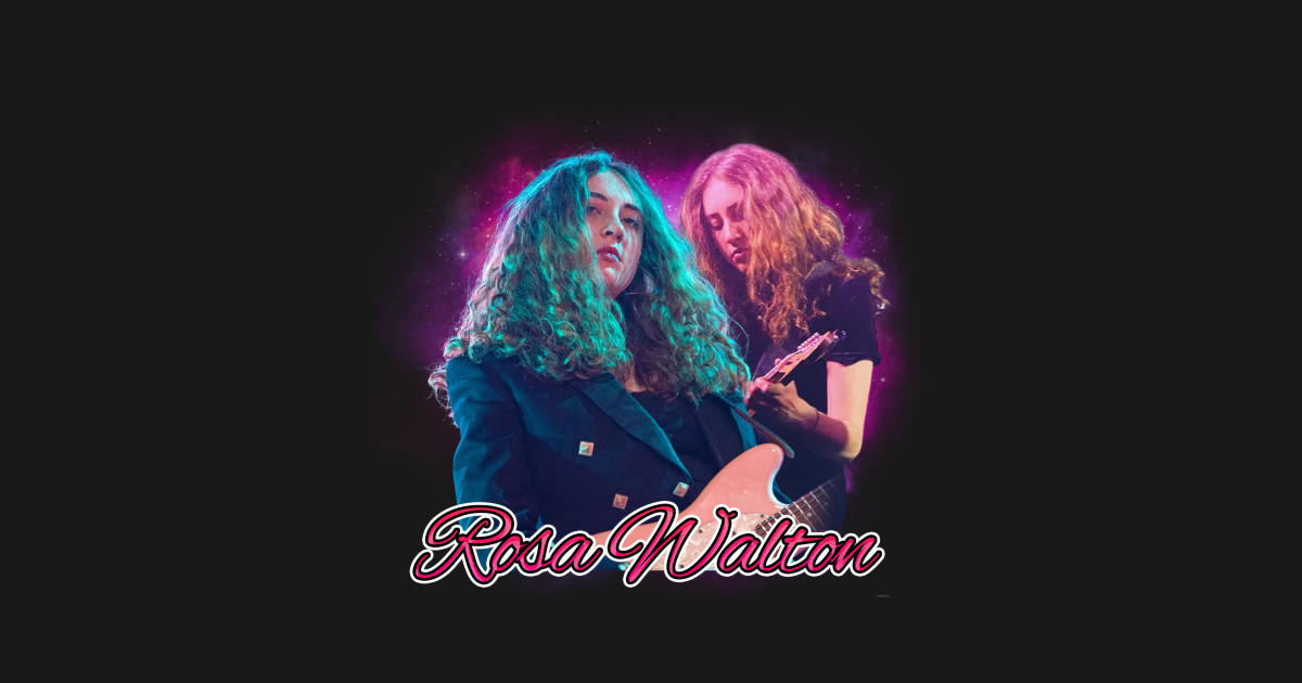 Retro Glow Singer Electro - Rosa Walton - T-Shirt | TeePublic