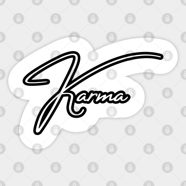Karma - Karma - Sticker | TeePublic