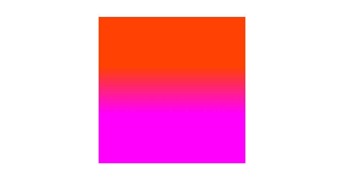 Neon Orange and Hot Pink Ombre Shade Color Fade - Ombre Shade - Sticker ...